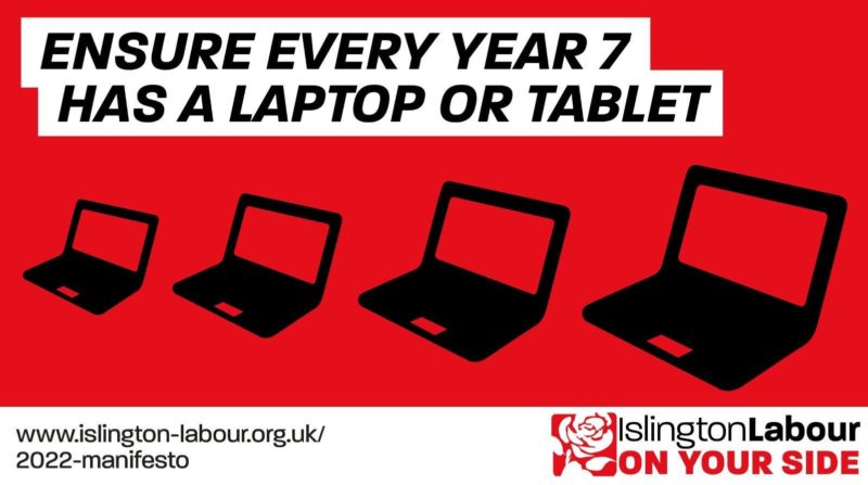 Islington Labour provides laptops for secondary school students ...